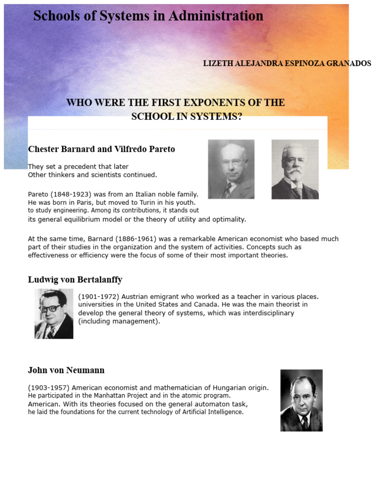 School of Systems Management | PDF | System | Systems Theory