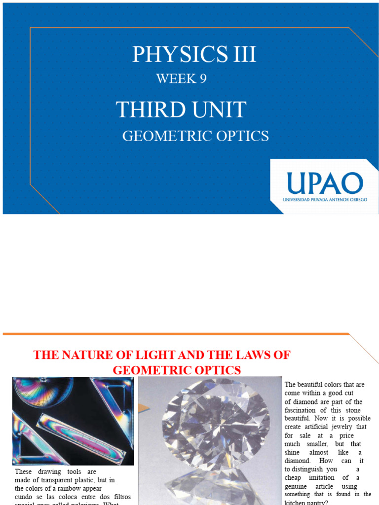 Geometric Optics: Light Properties and Laws | PDF | Polarization (Waves ...