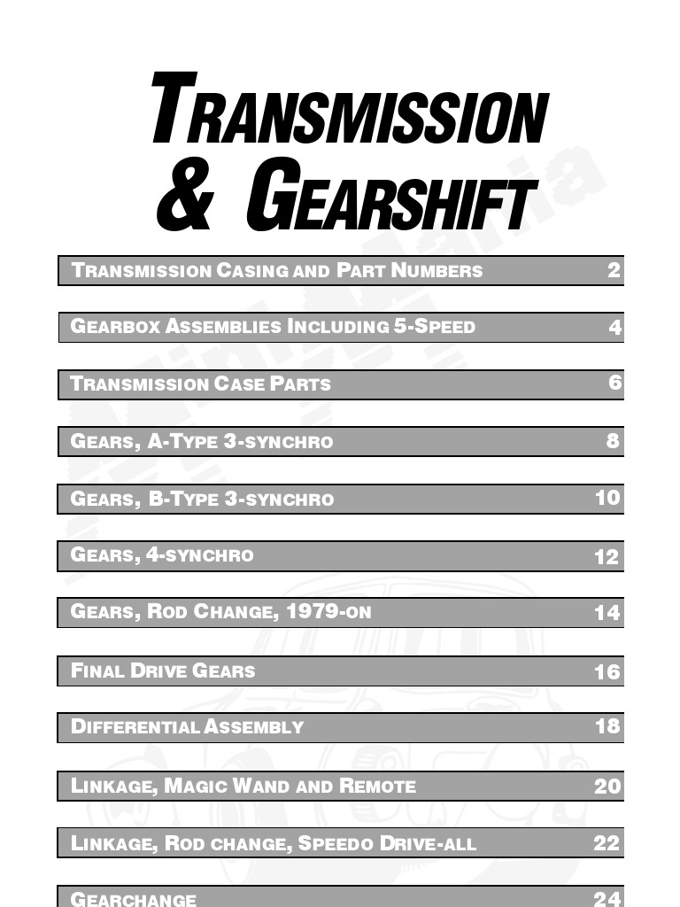 Mini Gearbox Transmission Overview | PDF | Manual Transmission | Gear