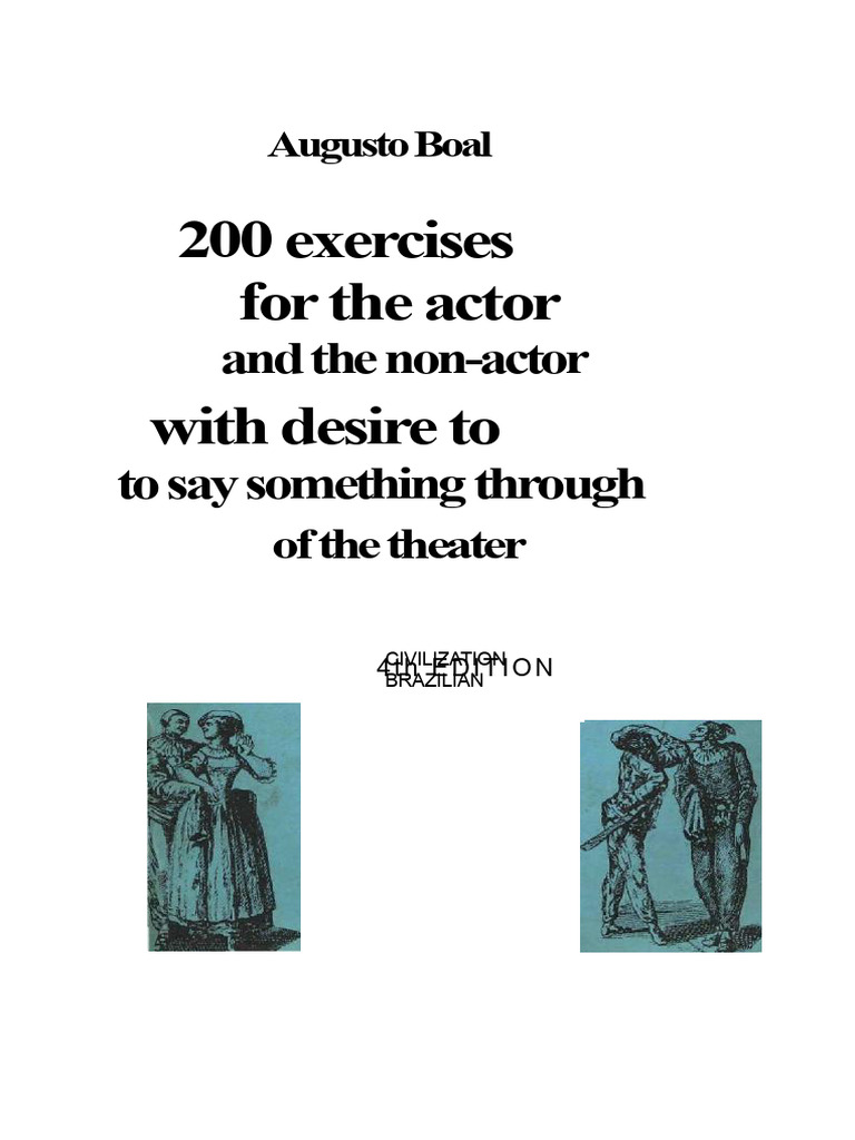 200 Theater Exercises by Augusto Boal | PDF | Theatre | Reality