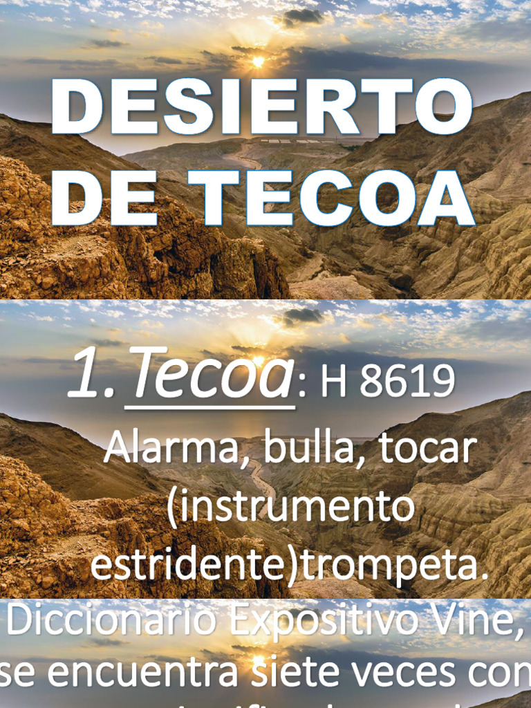 Desierto de Tecoa | PDF