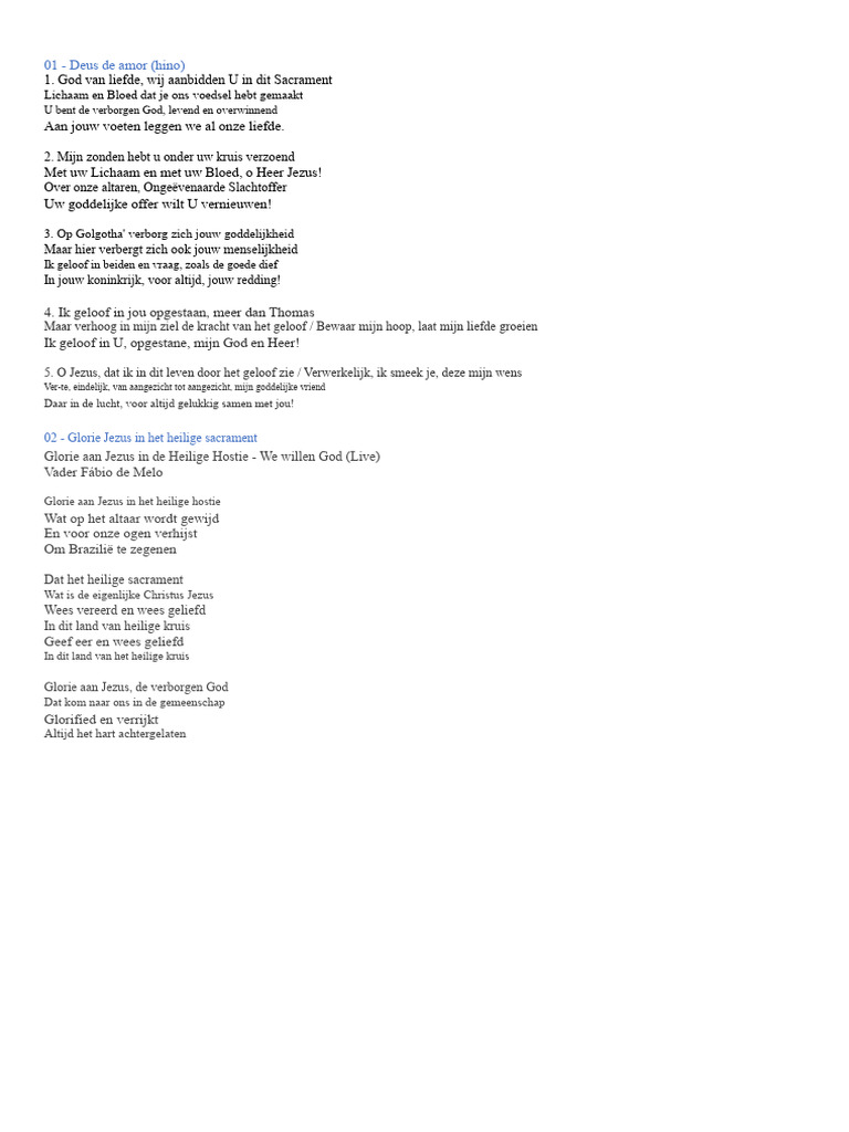 Liederen MOMENT VAN AANBIDDING Boek | PDF