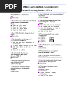 Word Processing Exam Questions and Answers | PDF | Word Processor ...
