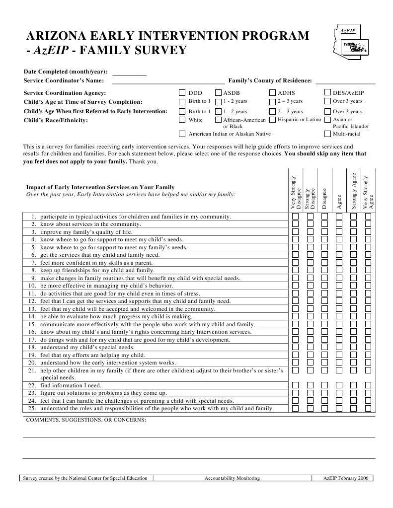 Azeip Family Survey | PDF | Race And Ethnicity In The United States ...