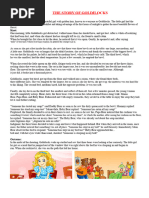 Goldilocks Story Summary | PDF | Goldilocks And The Three Bears