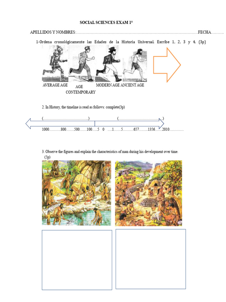 Social Sciences Exam 1 | PDF