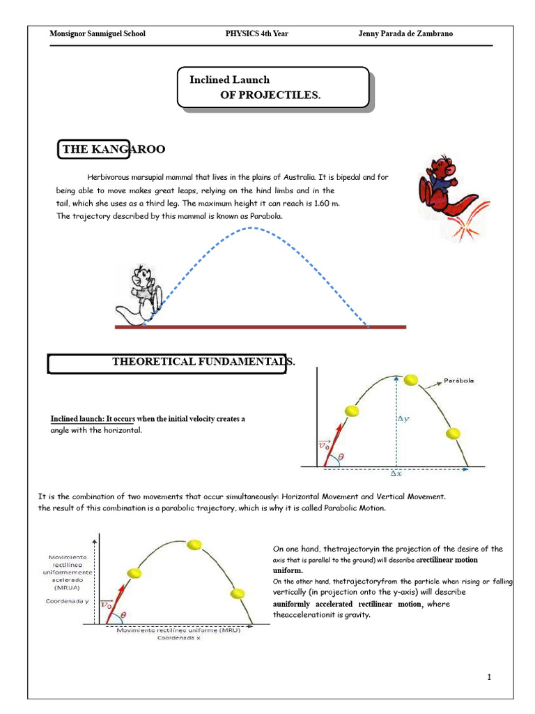 Projectile Motion Fundamentals Explained | PDF | Projectiles | Physical ...
