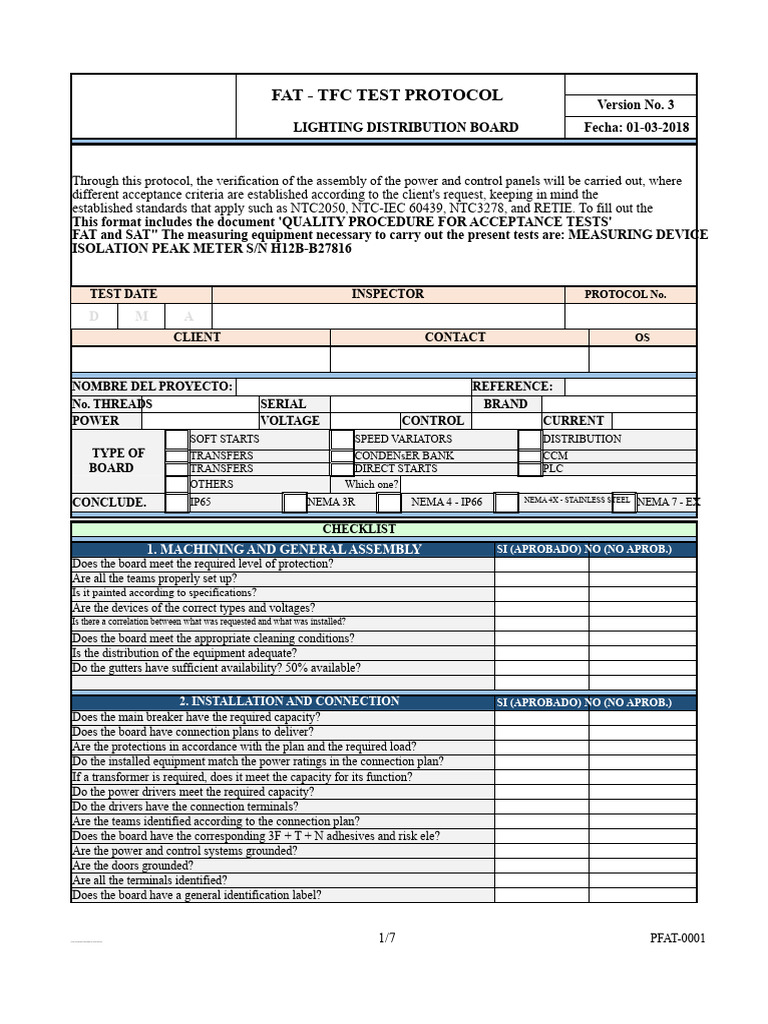 Fat Test Format | PDF | Insulator (Electricity) | Electrical Components