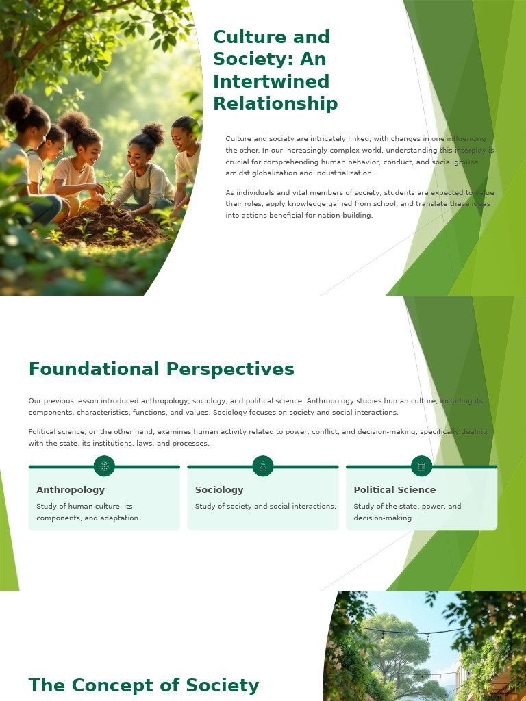 Culture and Society An Intertwined Relationship | PDF | Society | Sociology