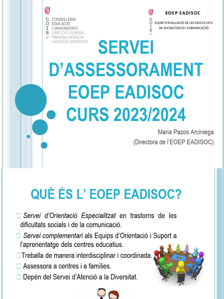 Assessorament Eoep Eadisoc 2023-2024 Ultim | PDF