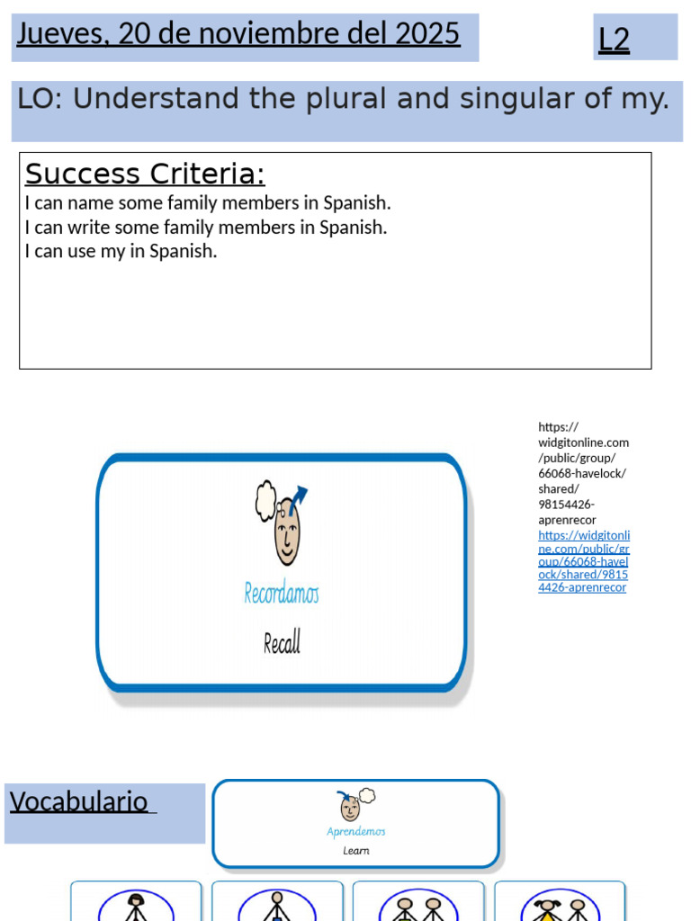 Spanish Lesson 2 | PDF
