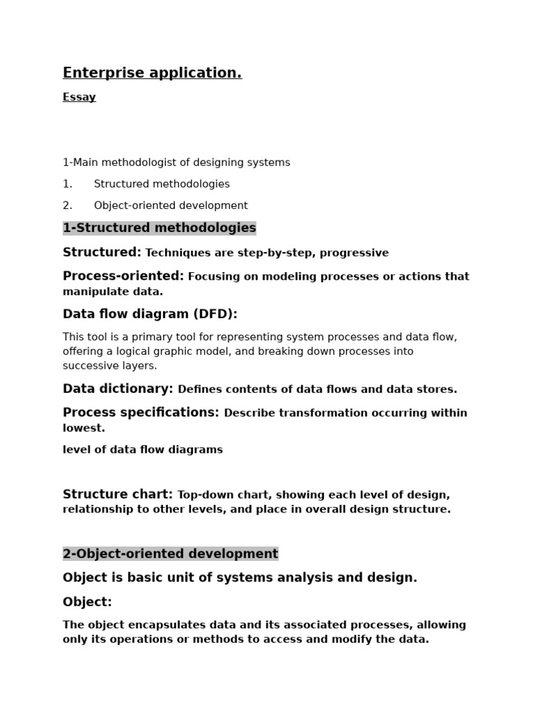 Enterprise Application Essay | PDF | Customer Relationship Management ...