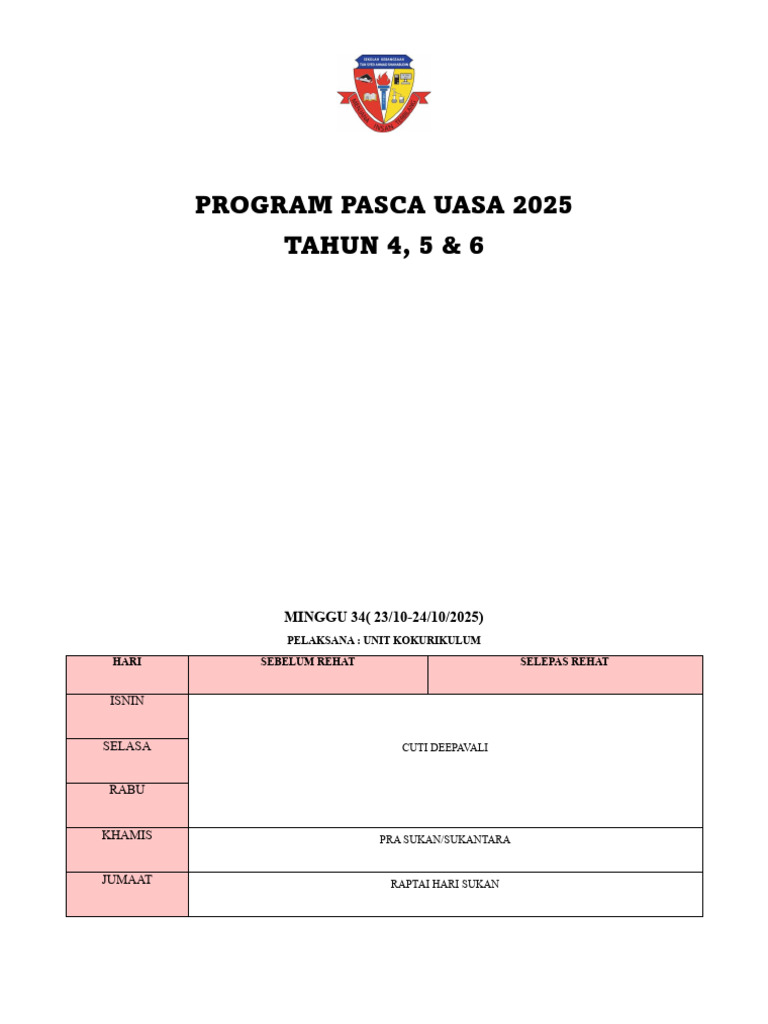 PROGRAM PASCA UASA 2025 | PDF
