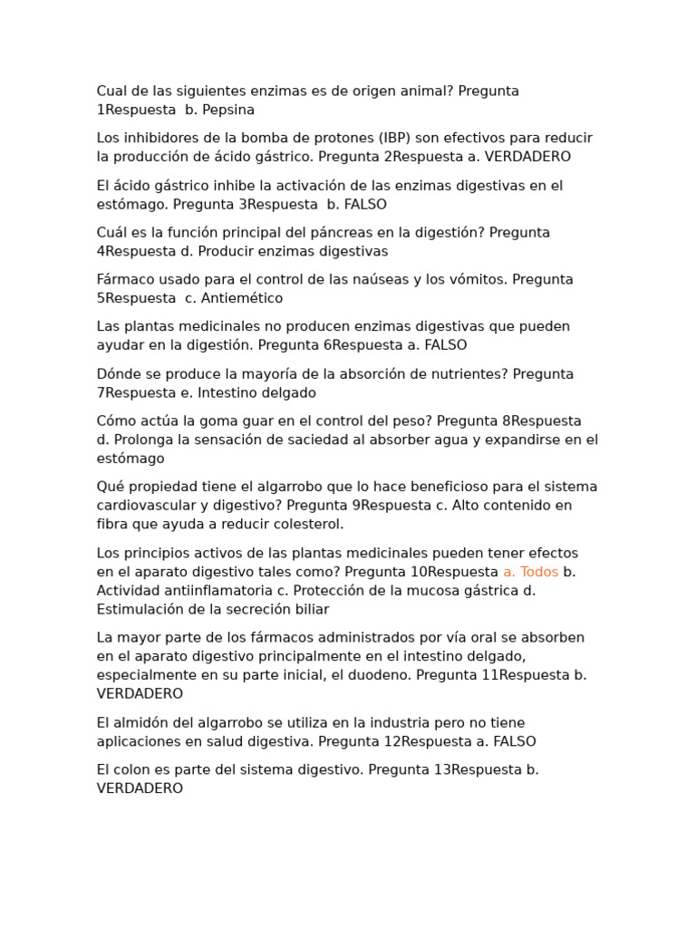 Preguntas de Repaso | PDF