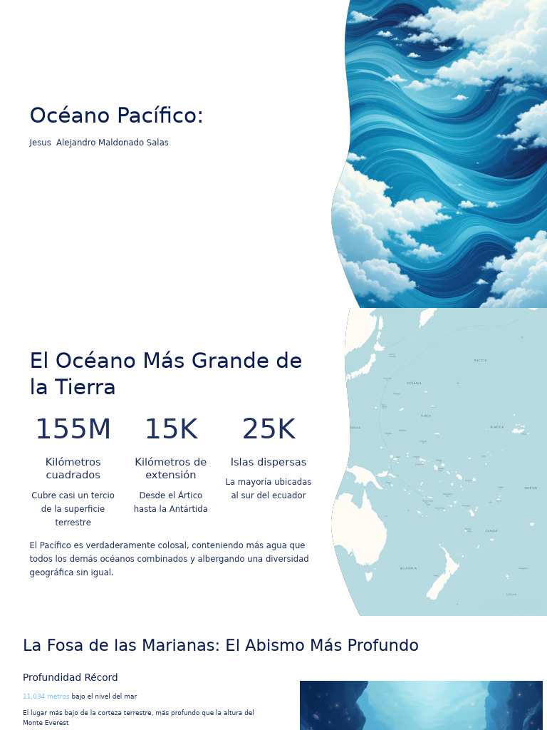 Océano Pacífico: Grandeza y Biodiversidad | PDF | océano Pacífico | Mar