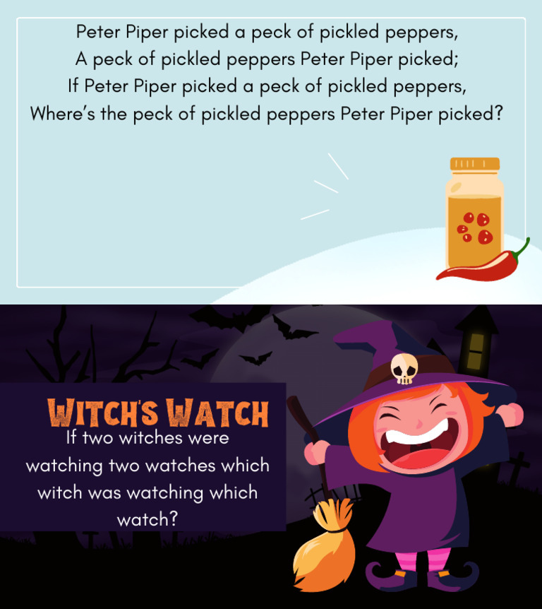 Peter Piper Picked A Peck of Pickle Peppers | PDF