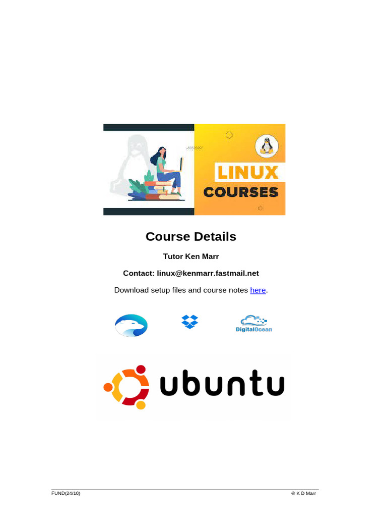 Course Details | PDF | Linux | Scripting Language