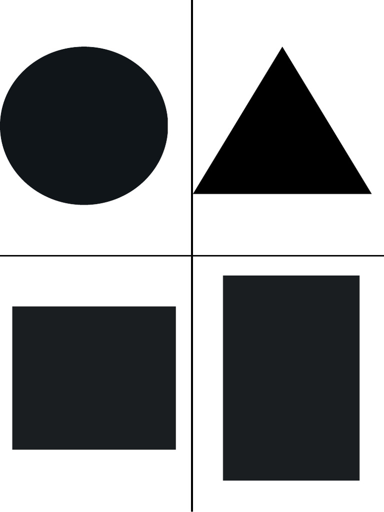 Black and White Cards"Shapes and Patterns" | PDF