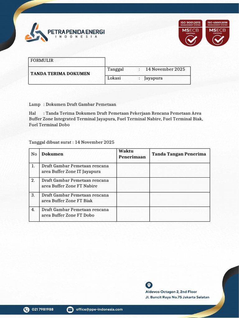 Tanda Terima | PDF