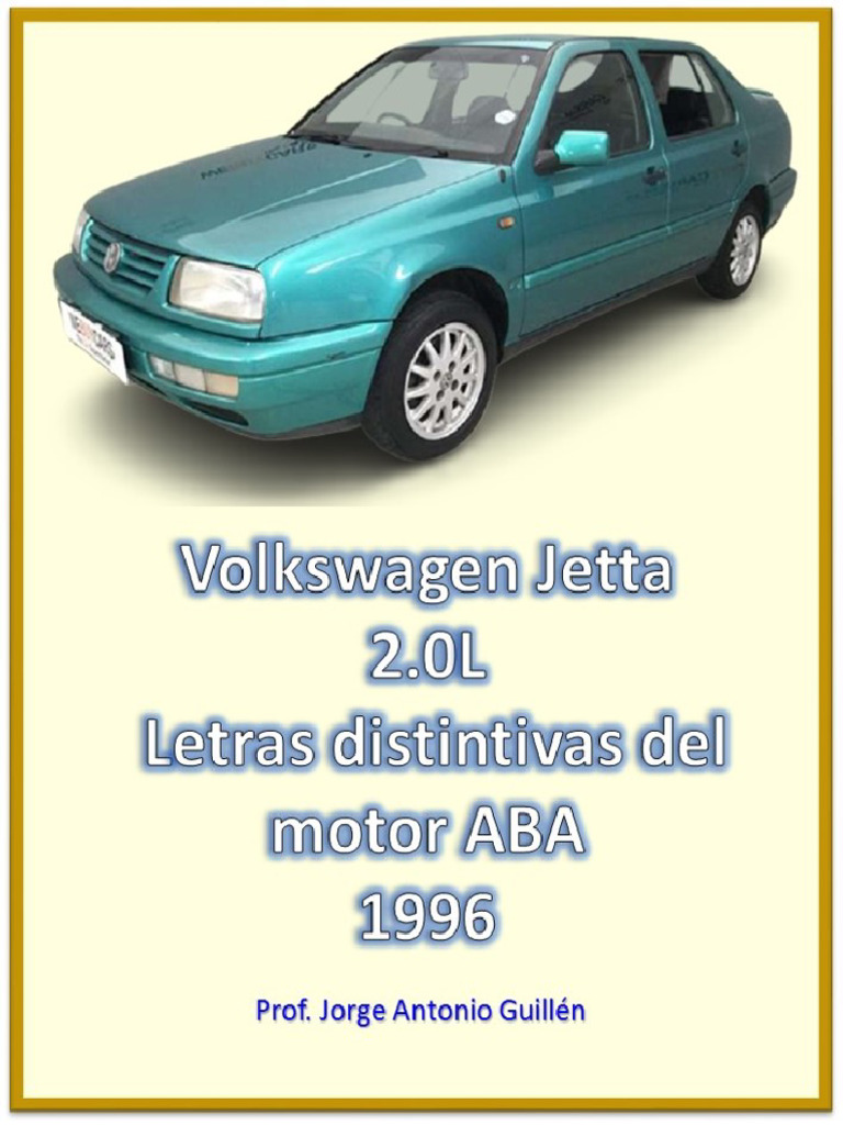 522245205 Volkswagen Jetta 2 0L Codigo de Motor ABA CTA PDF Jag | PDF