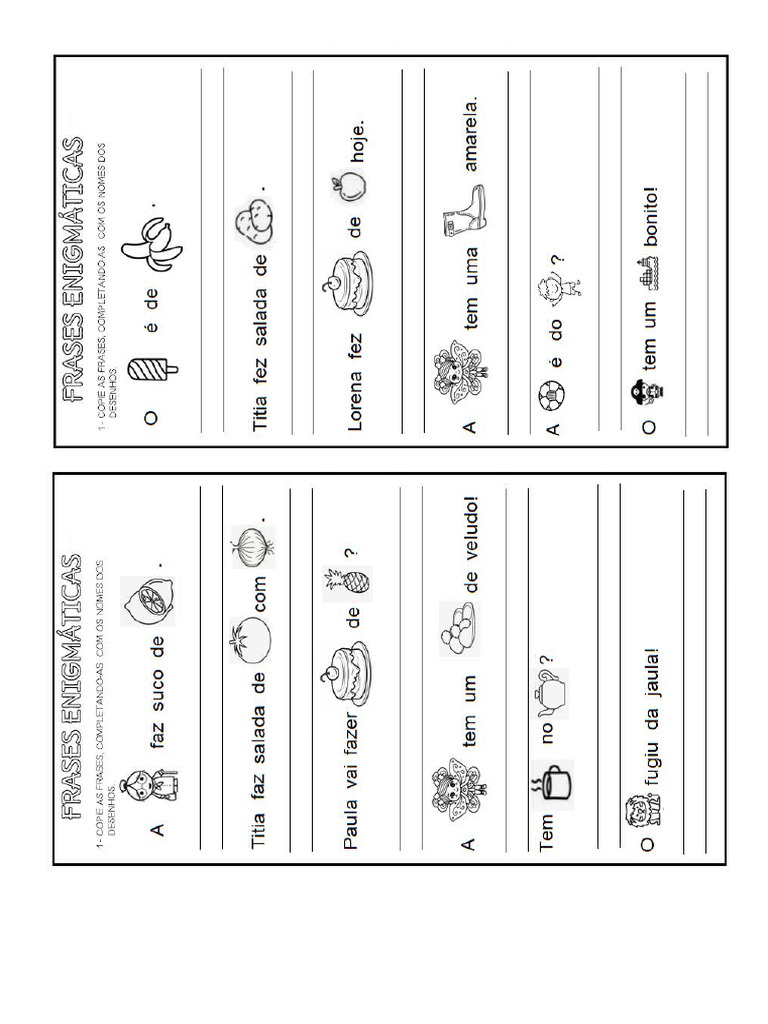 Frases Enigmáticas 1 | PDF