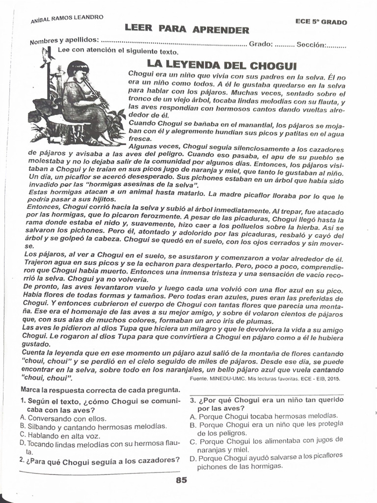 La Leyenda Del Chogui | PDF