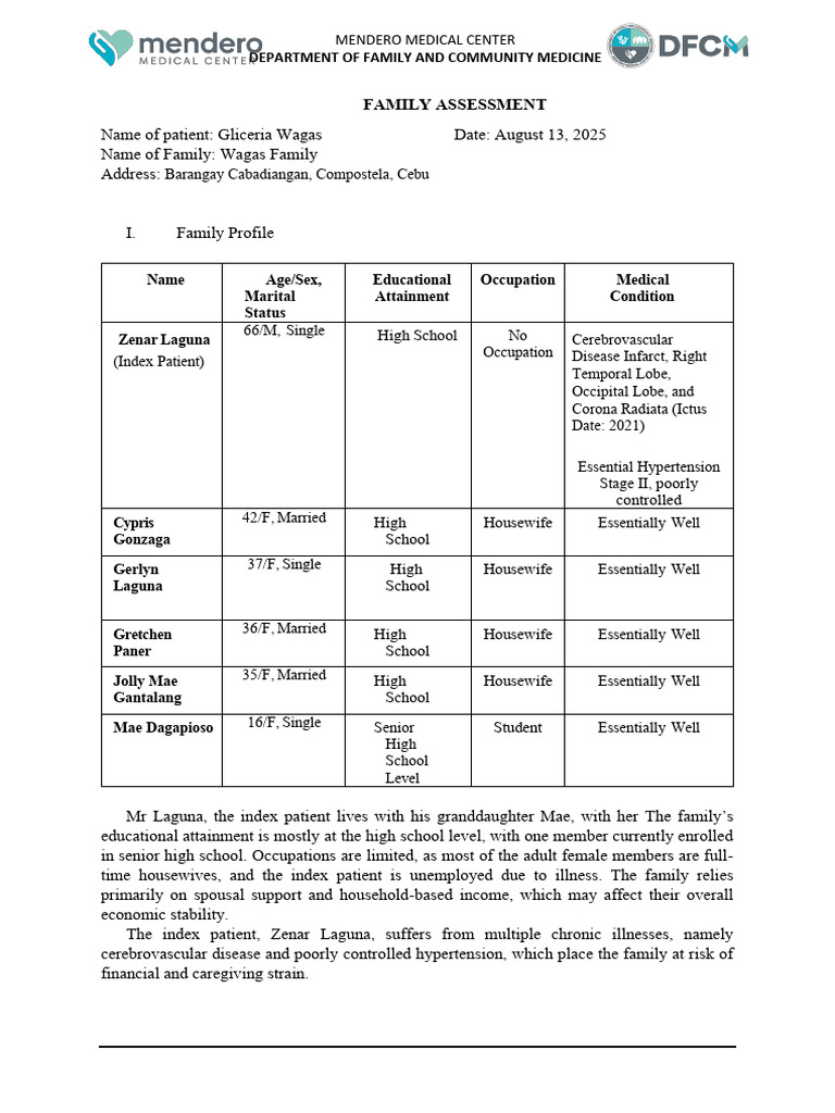 Family Health Records Laguna | PDF | Diseases And Disorders | Human ...