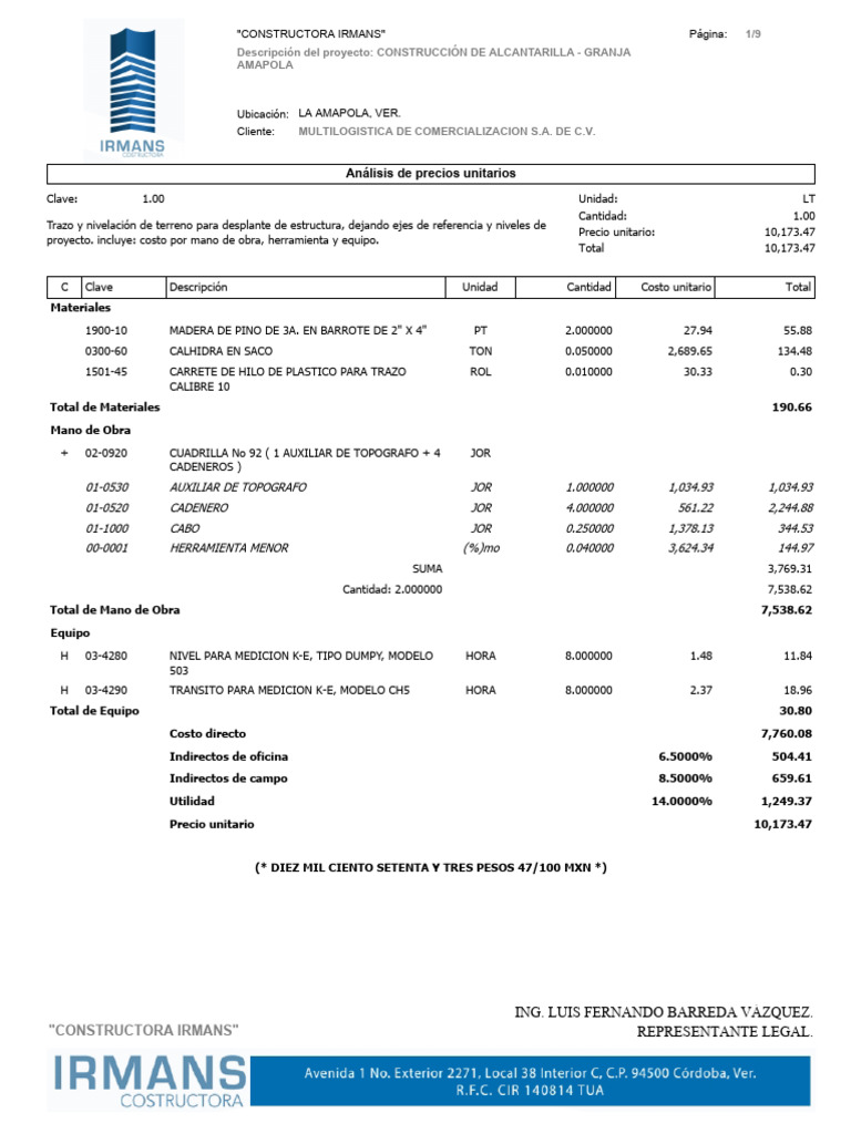Anpu Alcnt Amapolas | PDF | Materiales de construcción | Ingeniero civil