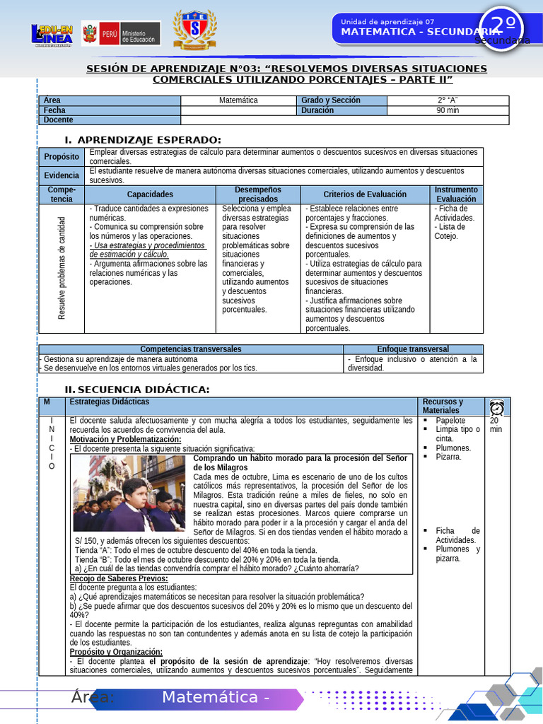 2°-Sesion 3-Ua7 - 2025 | PDF | Aprendizaje | Modificación de comportamiento