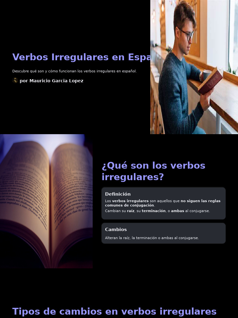 Verbos Irregulares en Espanol | PDF | Verbo | Lengua española
