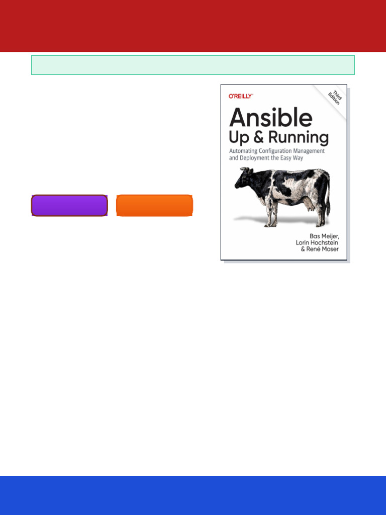 Ansible: Up & Running, 3rd Edition (Final Release) Bas Meijer pdf version | PDF | Software ...