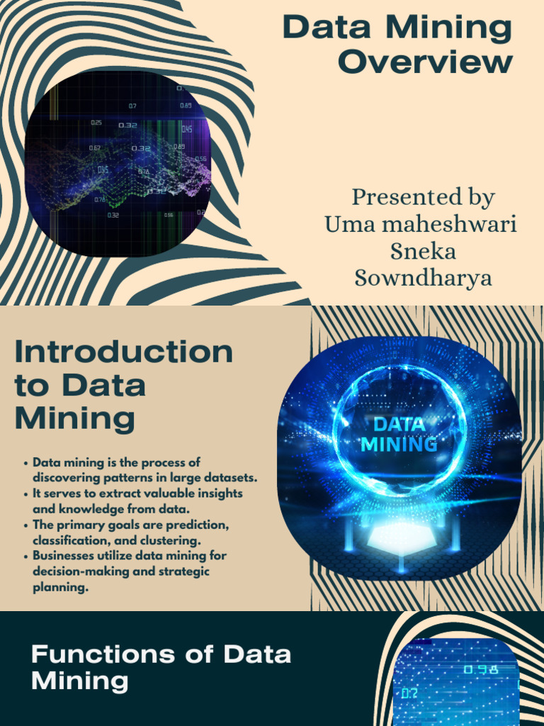 Presentation - Data Mining Overview | PDF | Data Analysis | Predictive Analytics