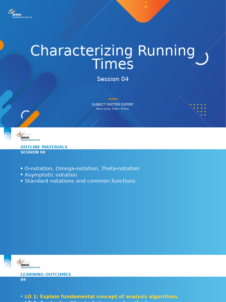 Pert 4 A Materi For Algorithm Design Analysis | PDF | Logarithm | Function (Mathematics)