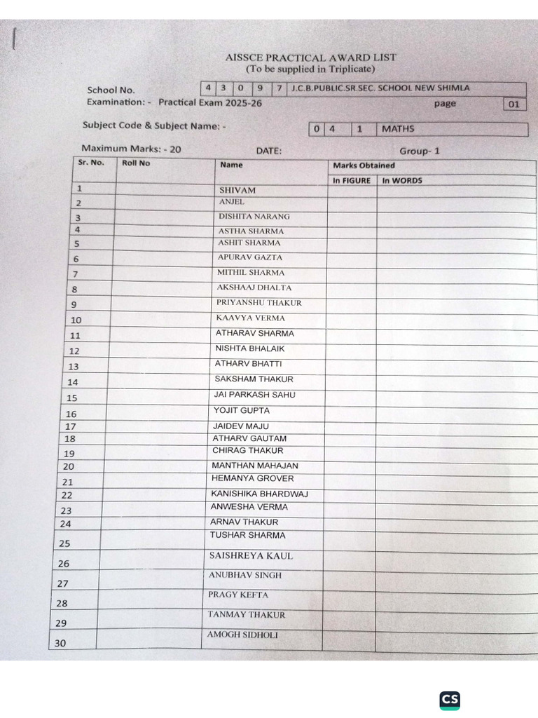 Maths Practical | PDF