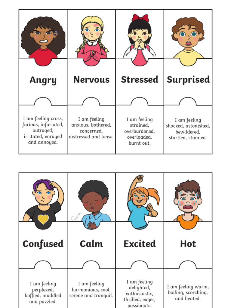 T BG 1644352749 Emotions and Feelings Jigsaw Puzzle Game Emotional ...