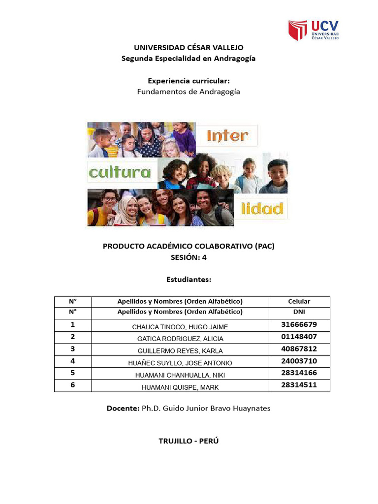 Chauca - Tinoco - Hugo - PAC - SIMULACIÓN - INTERCULTURALIDAD | PDF