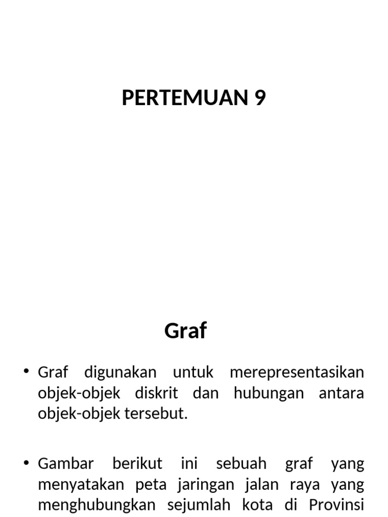 Jenis dan Contoh Graf dalam Matematika | PDF