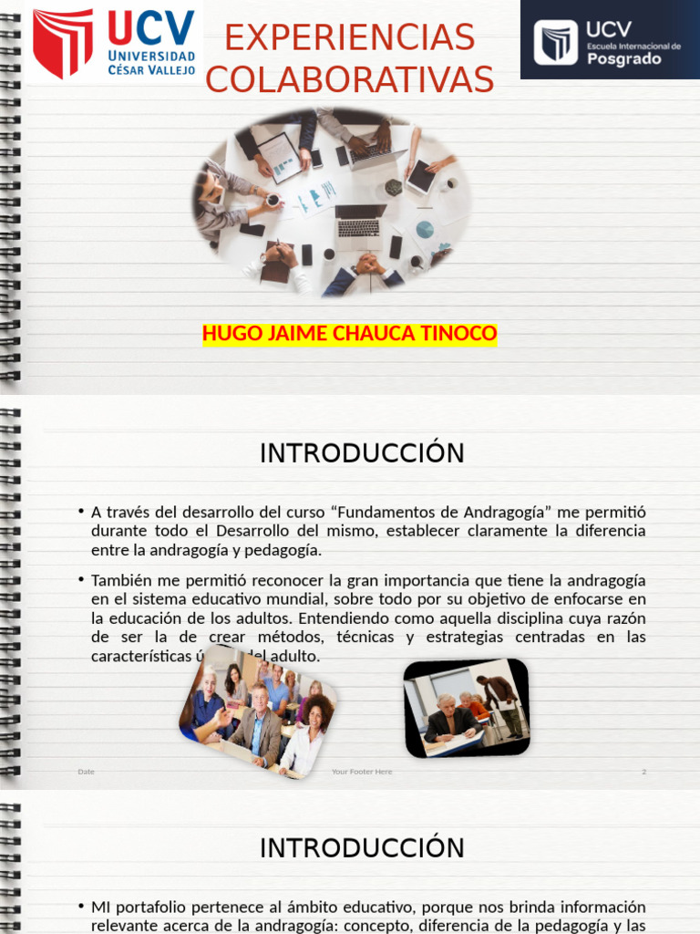 Chauca_Tinoco_Hugo_PAI_PORTAFOLIO | PDF | Aprendizaje | Maestros