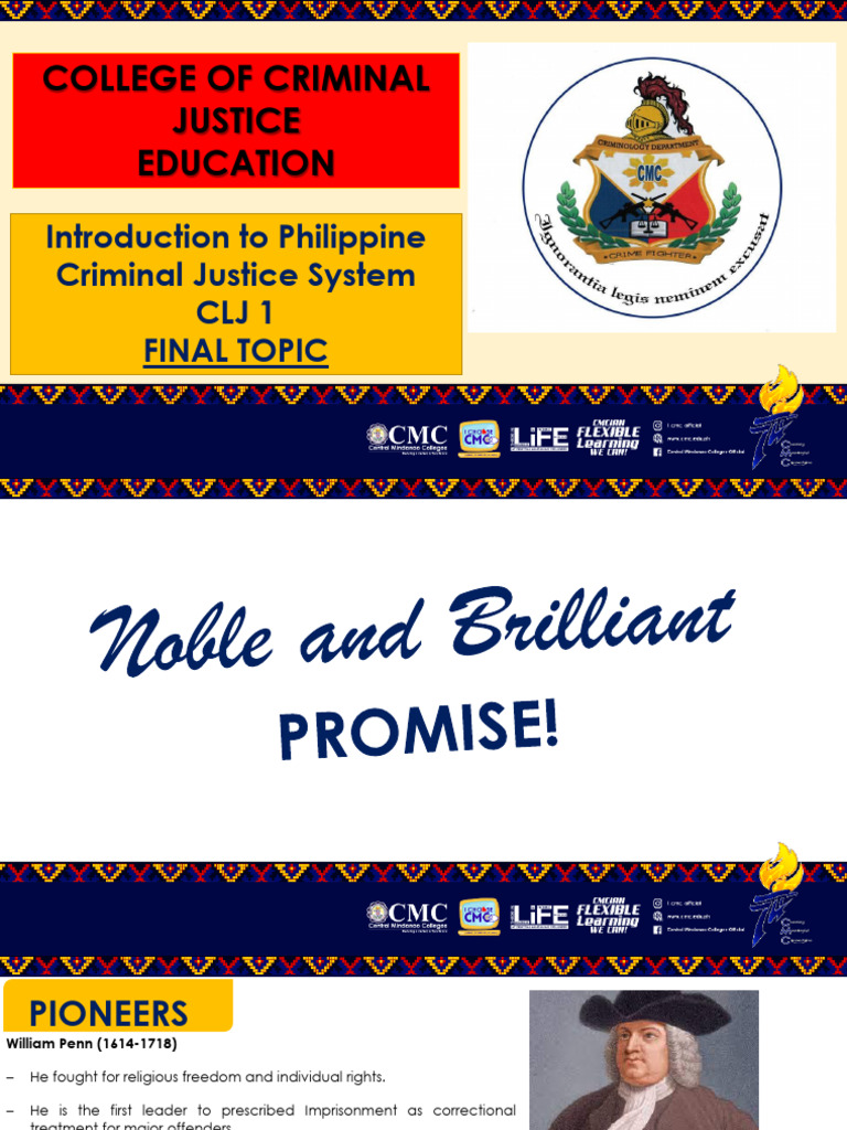 CLJ 1 Correction Topic Final Coverage | PDF | Prison | Sentence (Law)