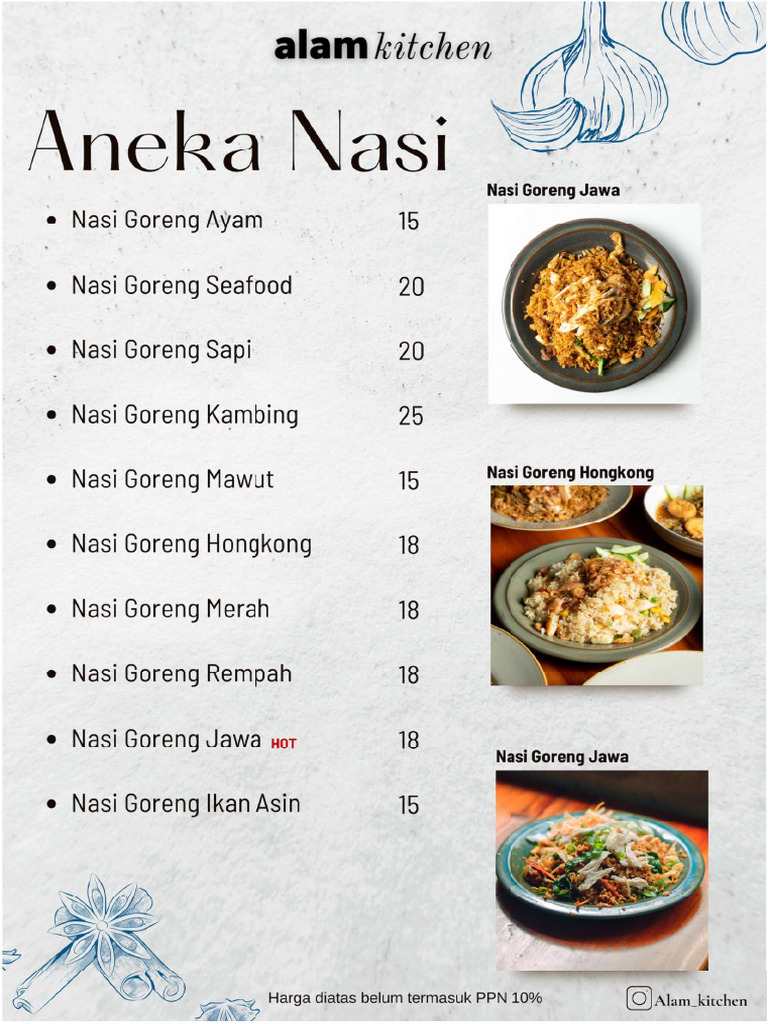 Menu Alam | PDF