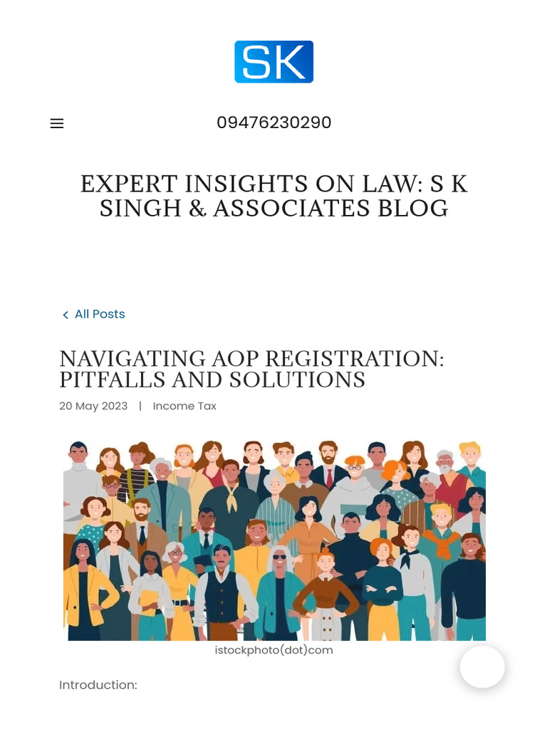 Navigating AOP Registration - Pitfalls and Solutions | PDF | Expense ...