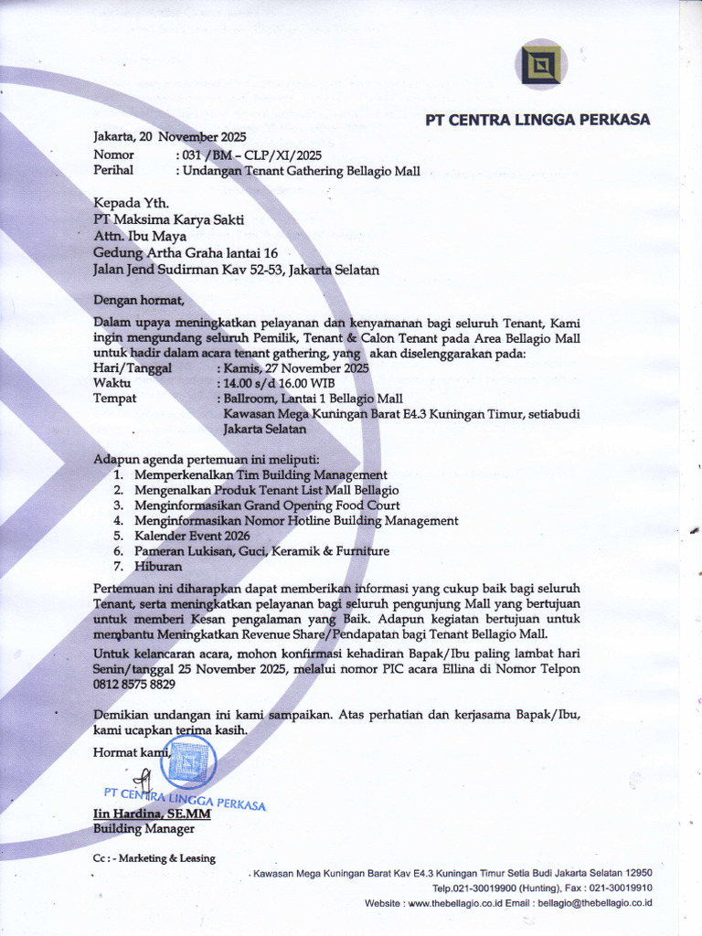 VINES - Undangan Gathering | PDF