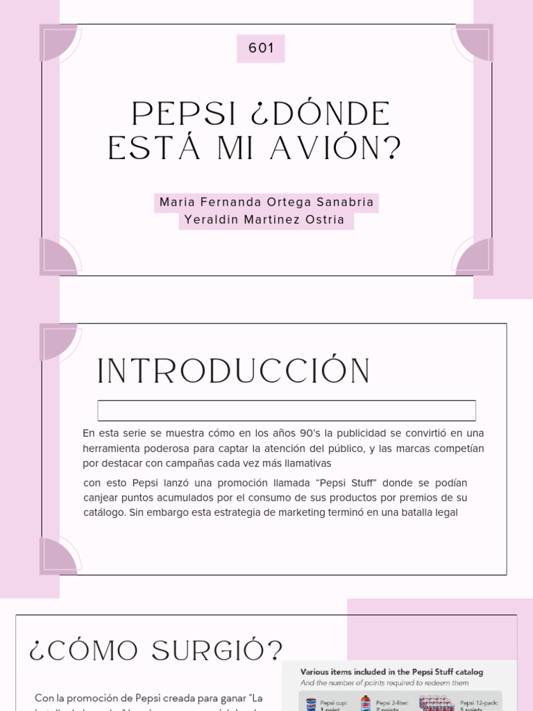 Pepsi y la batalla legal del Jet Harrier | PDF | Pepsi | Marketing