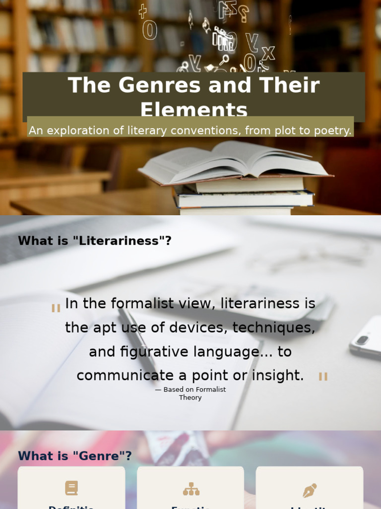 Understanding Literary Genres and Elements | PDF | Plot (Narrative ...