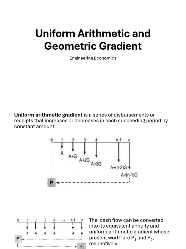 Understanding Arithmetic and Geometric Gradients | PDF | Depreciation ...