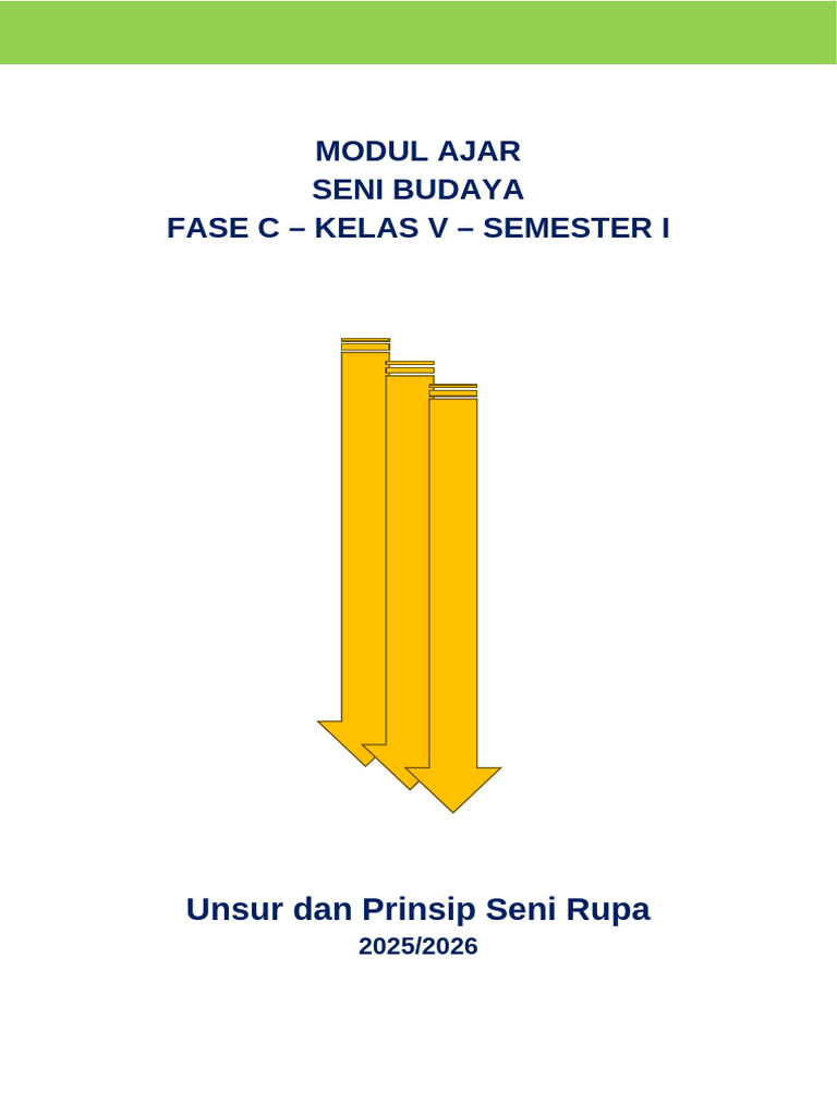 Unsur dan Prinsip Seni Rupa Kelas V | PDF