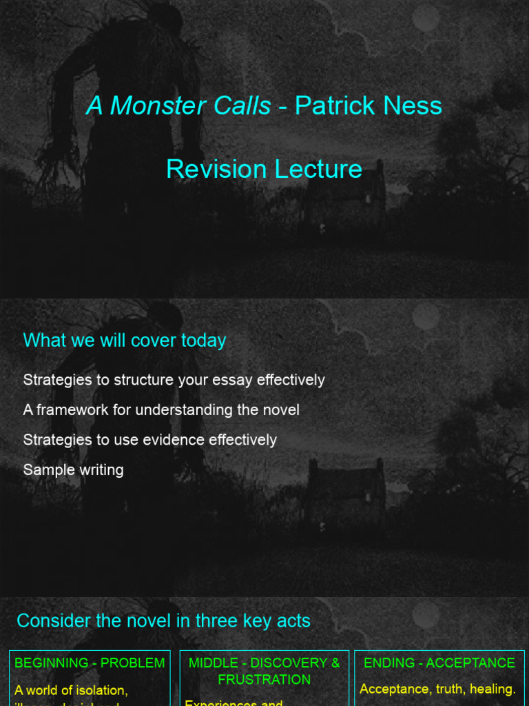 A Monster Calls: Essay Writing Guide | PDF | Truth