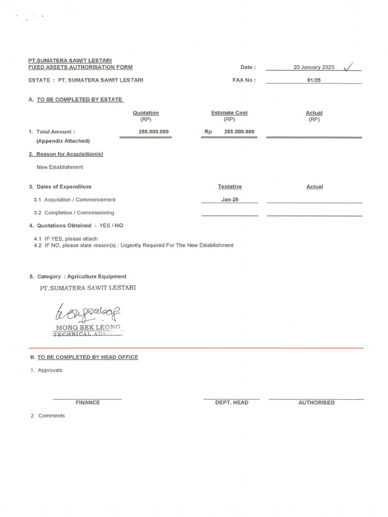 Faa Form PT SSL (Genset Cummins) | PDF