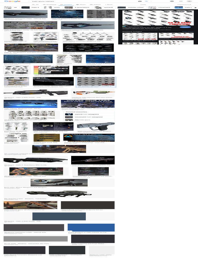Comprehensive Halo Weapons Guide | PDF
