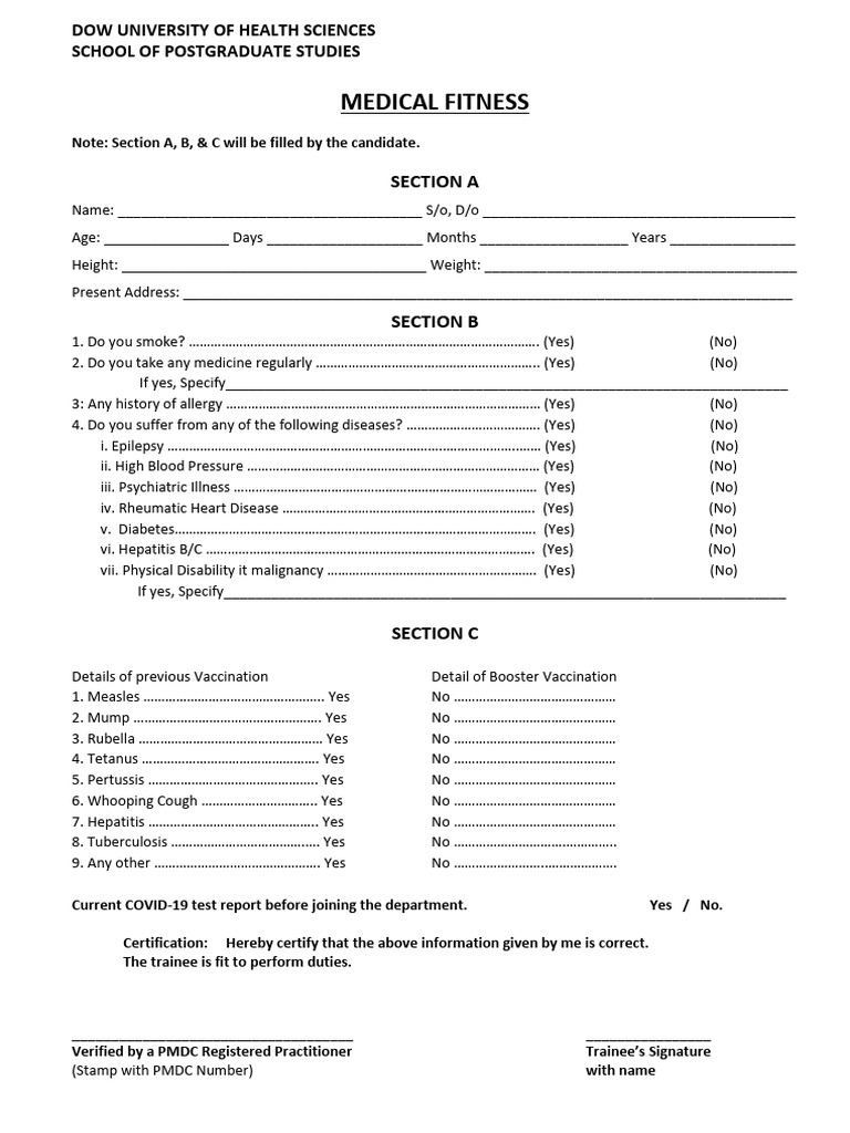 FCPS Health Certificate 24 12 20 | PDF | Vaccines | Vaccination